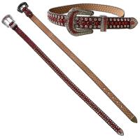 China SGS Certified Rhinestone Catwalk Belt 42 Inches Length 40mm Width Women Waist Support for sale