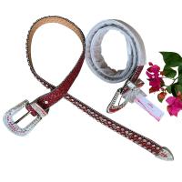 China SGS Certified Rhinestone Catwalk Belt 42 Inches Length 40mm Width Women Waist Support for sale