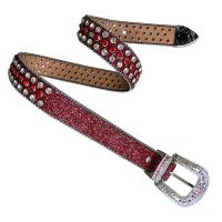 China SGS Certified Rhinestone Catwalk Belt 42 Inches Length 40mm Width Women Waist Support for sale
