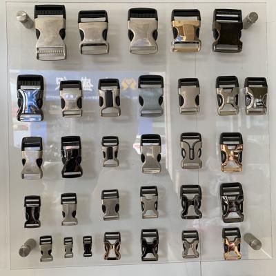 China 20-150g Plastic Buckle Clip Hook Adjuster Square Ring for Bag Luggage Outdoor Sports for sale