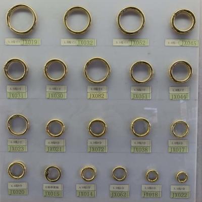China Zinc Alloy O Circle Ring 10mm 25mm Bag Making Accessories Metal Buckle Slider for sale
