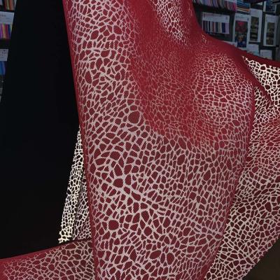 China Glitter Synthetic Artificial Leather Fabric Noctilucent  1.5M Width for sale