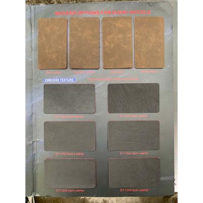 China Recycled Artificial Leather Fabric SGS Certified Eco Friendly 2000 G/M for Shoes Bags Belts for sale