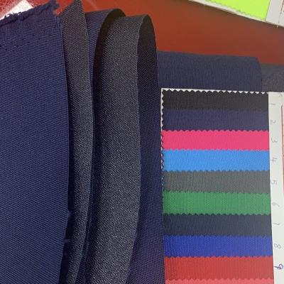 China 1000D Recycled PU Coated Polyester Fabric 60 Inch Waterproof for Bags and Garments for sale