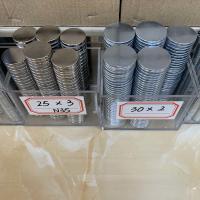 China Strong Neodymium Magnet Block 10mm 20mm for Bag Making Accessories and Garments for sale