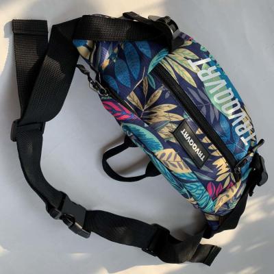 China AZO Waist Chest Bag 80% Fabric 20% Nylon 25x25x15cm Adjustable Strap Anti Thief for sale