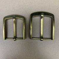 China Single Pin Belt Buckle Hardware Brass Black 30mm 38mm 40mm for sale