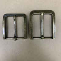 China Single Pin Belt Buckle Hardware Brass Black 30mm 38mm 40mm for sale
