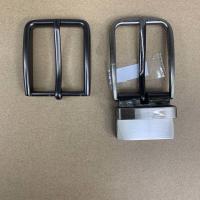 China Single Pin Belt Buckle Hardware Brass Black 30mm 38mm 40mm for sale