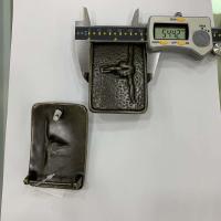China Bull Head Belt Buckle Hardware Anti Scratched Normal Plating for sale