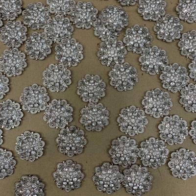 China Nickel Free Flower Belt Buckle 35mm Metal Alloy with Plastic Resin for Bags Garments for sale