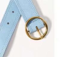 China TGKELL Square Buckle Belt Women Adjustable 15mm-30mm Zinc Alloy Anti Brass Gold Rose for sale