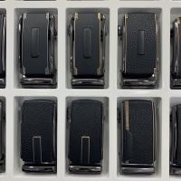 China 38mm Auto Clip Belt Buckle Hardware Black Nickel Free Alloy for Men Women for sale