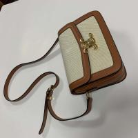 China Artificial Canvas Leather Mini Hang Bag 22x19x10cm Tensile Strength 20.2kg/Cm3 for sale