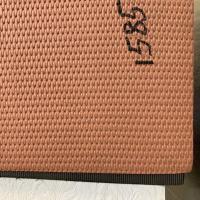 China Fruit Woven Leather Material Length 1.13M Width 1.43M Collection Bovine Split Finished for sale