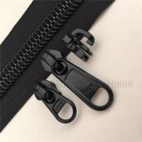 China Brass Garments Long Chain Zipper 3# 5# 8# Waterproof for Bags Travel Luggage for sale
