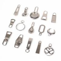 China 100% Metal Alloy Zipper Slider Size 5 Size 8 Invisible Concealed for Bags Garments for sale