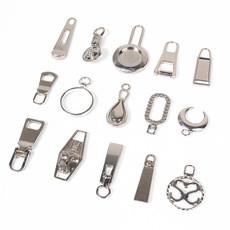 China 100% Metal Alloy Zipper Slider Size 5 Size 8 Invisible Concealed for Bags Garments for sale