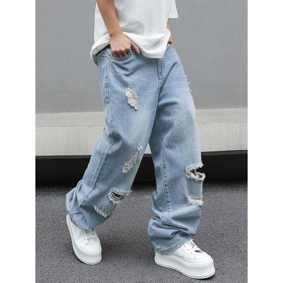China Daily Casual Mid Waist wholesale skinny jeans mens Distressed Breathable Custom (KK2517) for sale