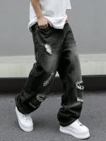 China Daily Casual Mid Waist wholesale skinny jeans mens Distressed Breathable Custom (KK2517) for sale