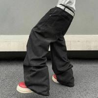 China Blue Black Grey Daily Casual Mid Waist wholesale skinny jeans mens Autumn 2026 Regular Fit Custom (KU2516) for sale