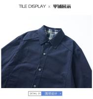 China Daily Cotton Windproof lightweight jacket wholesale Blue Coffee Cotton 100% Custom (YY-JK01) for sale