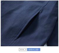 China Daily Cotton Windproof lightweight jacket wholesale Blue Coffee Cotton 100% Custom (YY-JK01) for sale