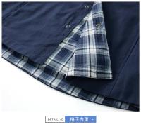 China Daily Cotton Windproof lightweight jacket wholesale Blue Coffee Cotton 100% Custom (YY-JK01) for sale