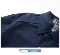 China Daily Cotton Windproof lightweight jacket wholesale Blue Coffee Cotton 100% Custom (YY-JK01) for sale