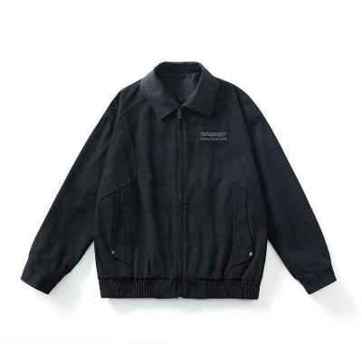 China Windproof Ribbed Hem Cotton 100% mens casual leather jackets Ribbed Cuff Long Sleeve Custom (YY-6066) for sale