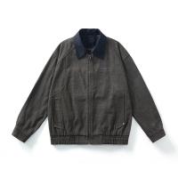 China Windproof Ribbed Hem Cotton 100% mens casual leather jackets Ribbed Cuff Long Sleeve Custom (YY-6066) for sale