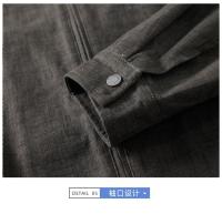 China Windproof Ribbed Hem Cotton 100% mens casual leather jackets Ribbed Cuff Long Sleeve Custom (YY-6066) for sale