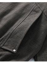 China Windproof Ribbed Hem Cotton 100% mens casual leather jackets Ribbed Cuff Long Sleeve Custom (YY-6066) for sale