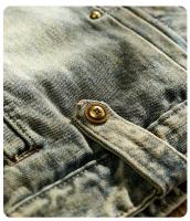 China Daily Fabric Hem Stone Wash mens denim jacket wholesale Long Sleeve Autumn 2026 Custom (JK764) for sale