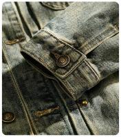 China Daily Fabric Hem Stone Wash mens denim jacket wholesale Long Sleeve Autumn 2026 Custom (JK764) for sale