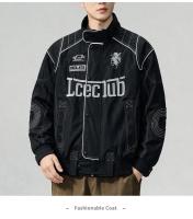 China Windproof Long Sleeve Autumn 2026 mens casual leather jackets Stand Collar Casual Style Custom (YY-26650) for sale