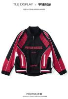 China Black Red Windproof Round Neck biker jacket wholesale Cotton 100% Long Sleeve Custom (YY-9702) for sale