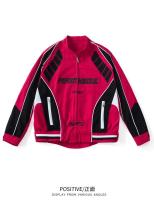 China Black Red Windproof Round Neck biker jacket wholesale Cotton 100% Long Sleeve Custom (YY-9702) for sale