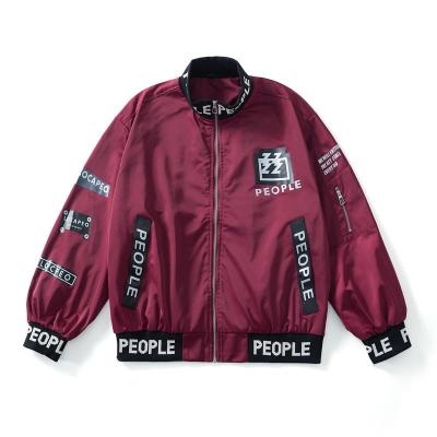China Ribbed Printed Windproof mens casual leather jackets Long Sleeve Autumn 2026 Custom (YY-1696) for sale