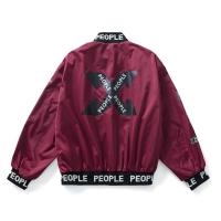 China Ribbed Printed Windproof mens casual leather jackets Long Sleeve Autumn 2026 Custom (YY-1696) for sale