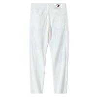 China White Mid Waist Youth Trend wholesale skinny jeans mens Regular Fit Daily Casual Custom (P396) for sale