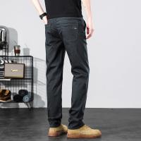 China Daily Mid Waist Breathable mens pants wholesale Black Khaki Slight Stretch Custom (P325) for sale
