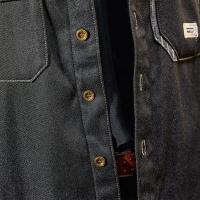 China Warm Winter Regular mens casual leather jackets Black Blue Long Sleeve Custom (CS038) for sale