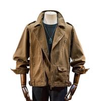 China Daily Fabric Hem Cotton 100% french workwear jacket wholesale Long Sleeve Lapel Collar Custom (CK779) for sale