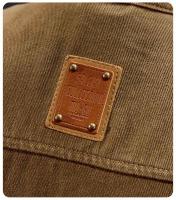 China Daily Fabric Hem Cotton 100% french workwear jacket wholesale Long Sleeve Lapel Collar Custom (CK779) for sale