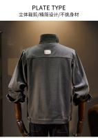 China Casual Style Daily Army Green Fabric Hem french workwear jacket wholesale Color Block Cotton 100% Custom (CK775) for sale
