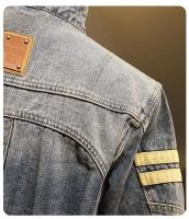China Panel Daily Washed french workwear jacket wholesale Long Sleeve Lapel Collar Custom (JK772) for sale