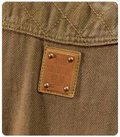 China Regular Khaki Daily Fabric Hem french workwear jacket wholesale Cotton 100% Long Sleeve Custom (JK763) for sale
