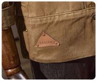 China Regular Khaki Daily Fabric Hem french workwear jacket wholesale Cotton 100% Long Sleeve Custom (JK763) for sale