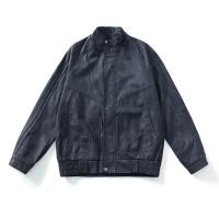 China Daily Long Sleeve Autumn 2026 faux leather jacket wholesale Stand Collar Slash Pocket Custom (YY-8893) for sale